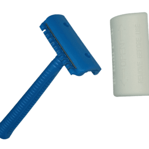 Disposable Prep Razor with Two Side Blades - Paramount Surgimed Ltd